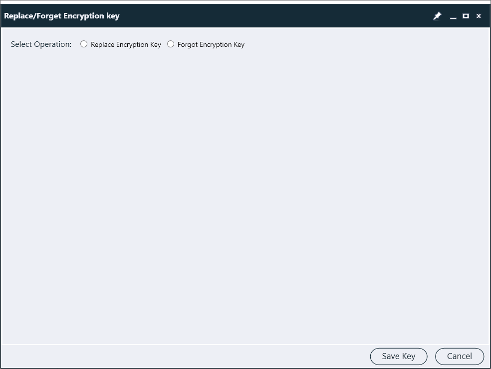 Solution Passwords Encryption Key